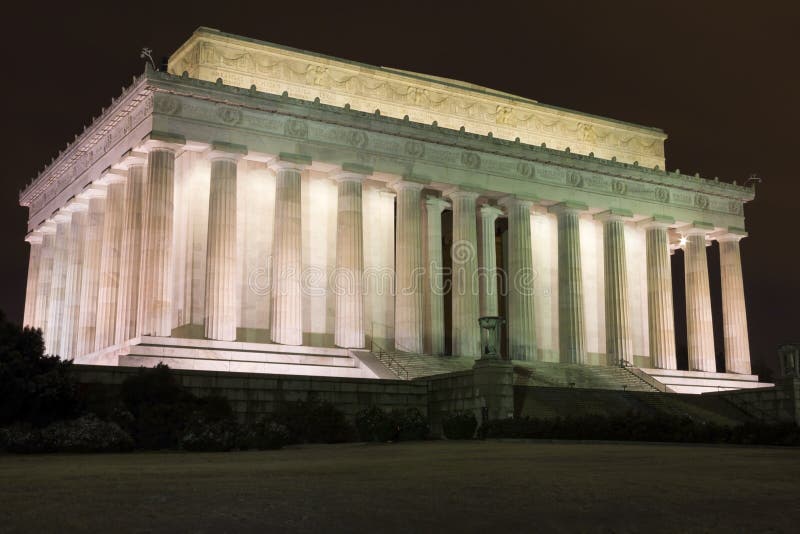 Abraham Lincoln Memorial stock photo. Image of horizontal - 35174540