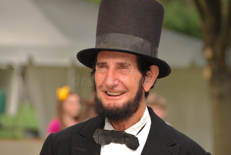 Abraham Lincoln smiling editorial image. Image of peck - 16310890