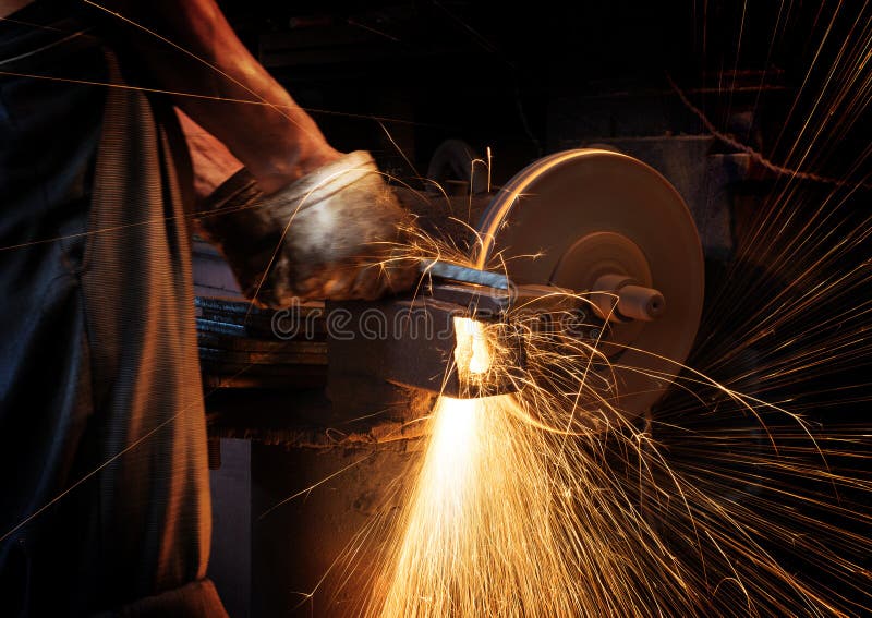 Abrasive cutting stock image. Image of disk, manual, manufacturing ...