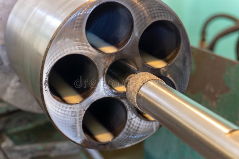 Abrasive Grinding Wheel on the Spindle Frame of a Circular Grinding ...