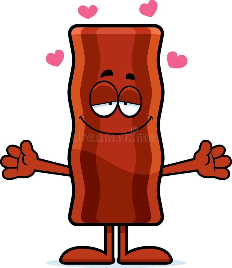 Tocino ilustración del vector. Ilustración de acortar - 4254961