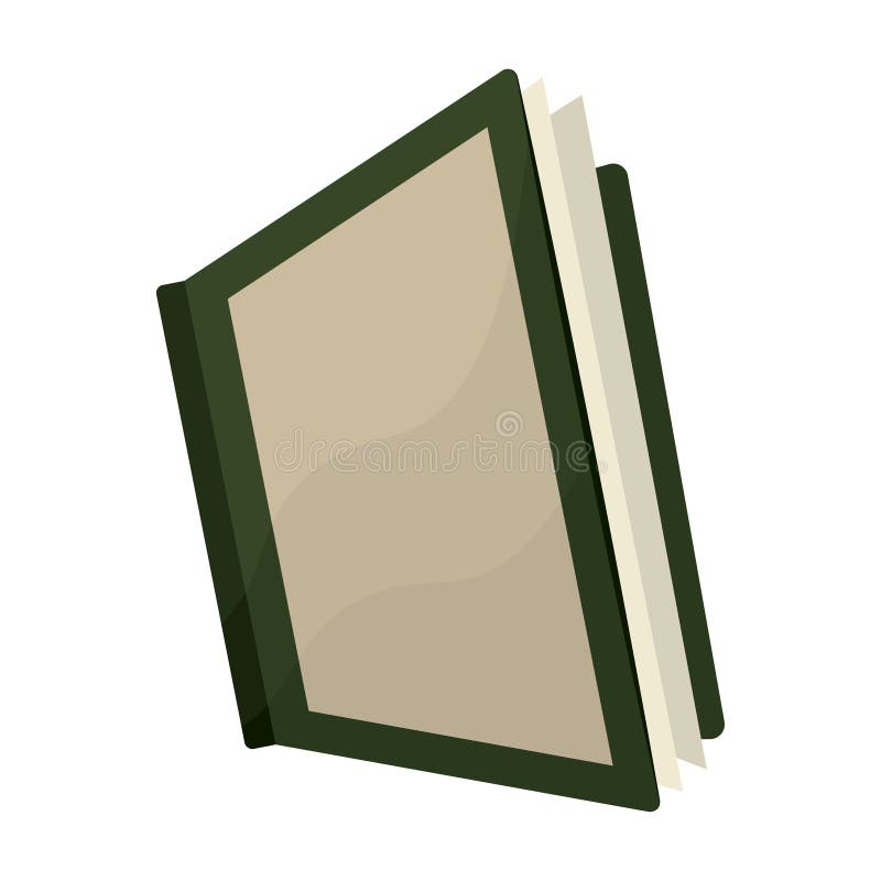 Abrir Icono De Libro En Blanco. Vector Stock de ilustración ...