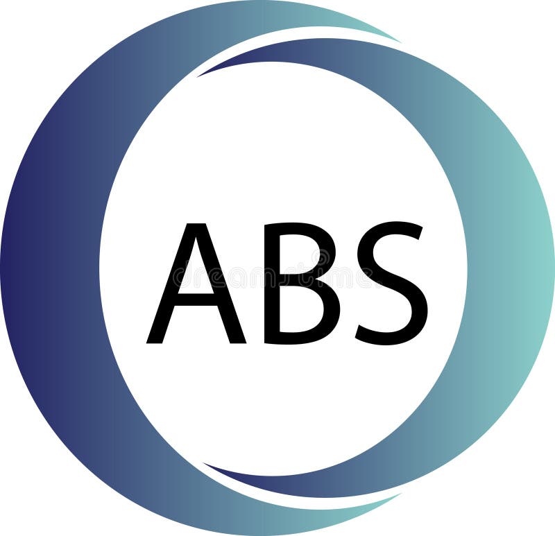 ABS Circle Concept Logo Design Template Stock Vector - Illustration of ...