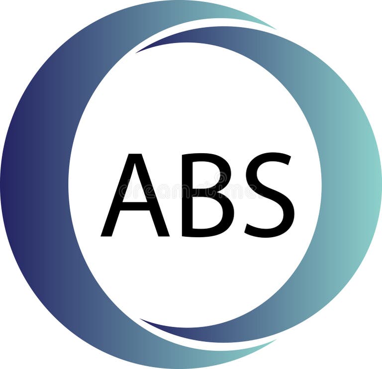 ABS Circle Concept Logo Design Template Stock Vector - Illustration of ...