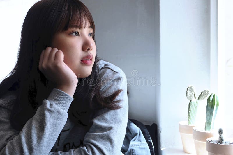 Absent-minded stock photo. Image of unhappy, absent - 119334304