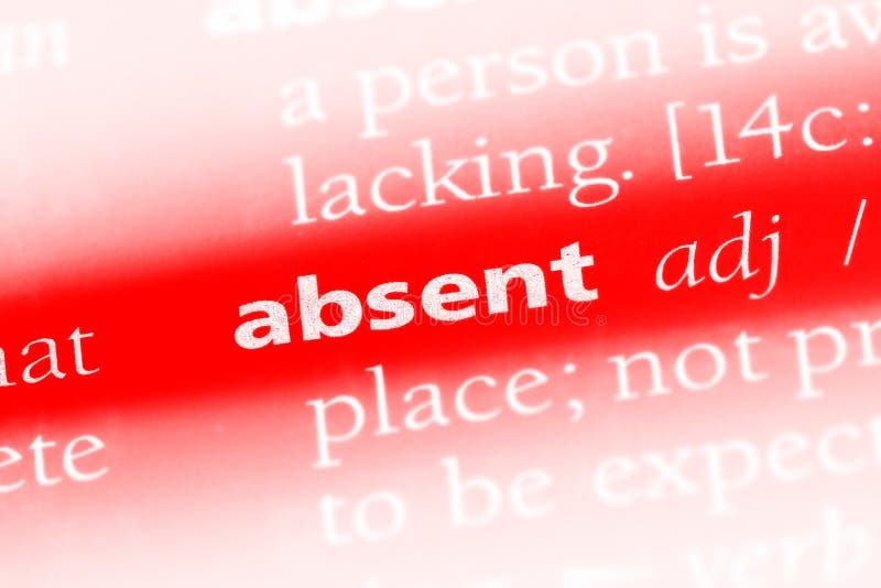 Absent stock photo. Image of macro, dictionary, page - 114411680