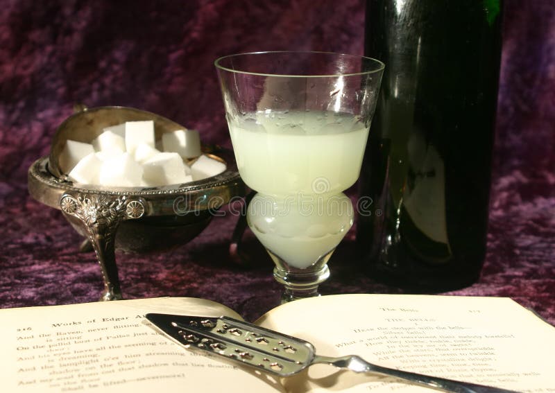 Absinth fairy stock vector. Illustration of decoration - 4693577