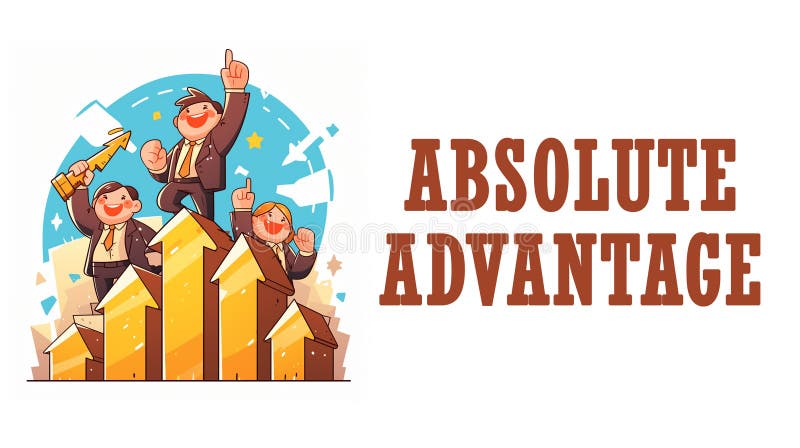 Absolute Advantage Logo with People on Top of an Arrow Stock Image ...