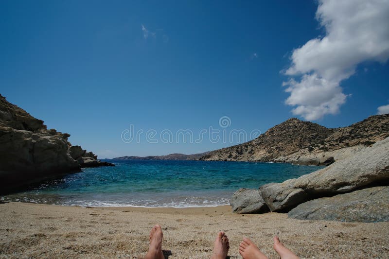 Absolute relax in Greece stock image. Image of greece - 269533857