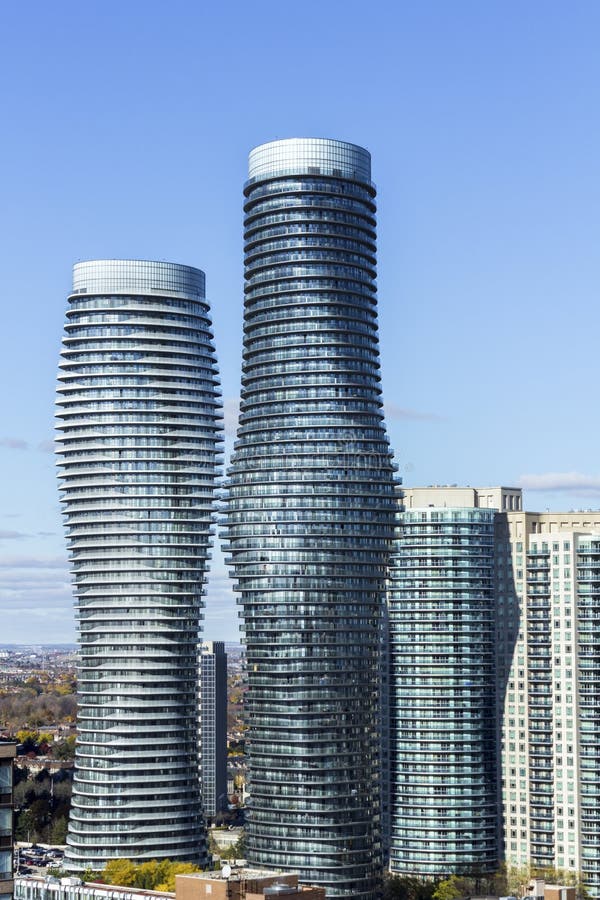 Absolute Towers in Mississauga, Mississauga, Ontario, Canada Editorial ...
