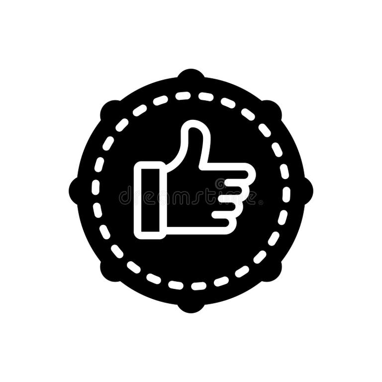 Black Solid Icon for Absolutely, Definitely and Fully Stock Vector ...