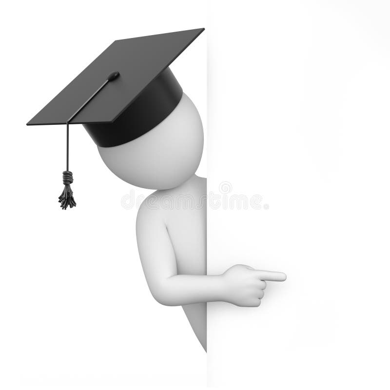 Absolvent stock abbildung. Illustration von kennsatz - 35256505