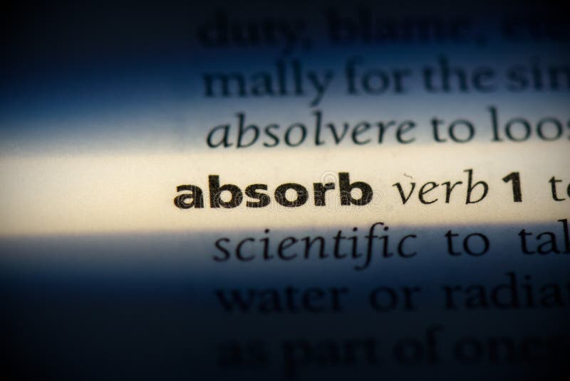 Absorb stock photo. Image of etymology, concept, page - 161577948