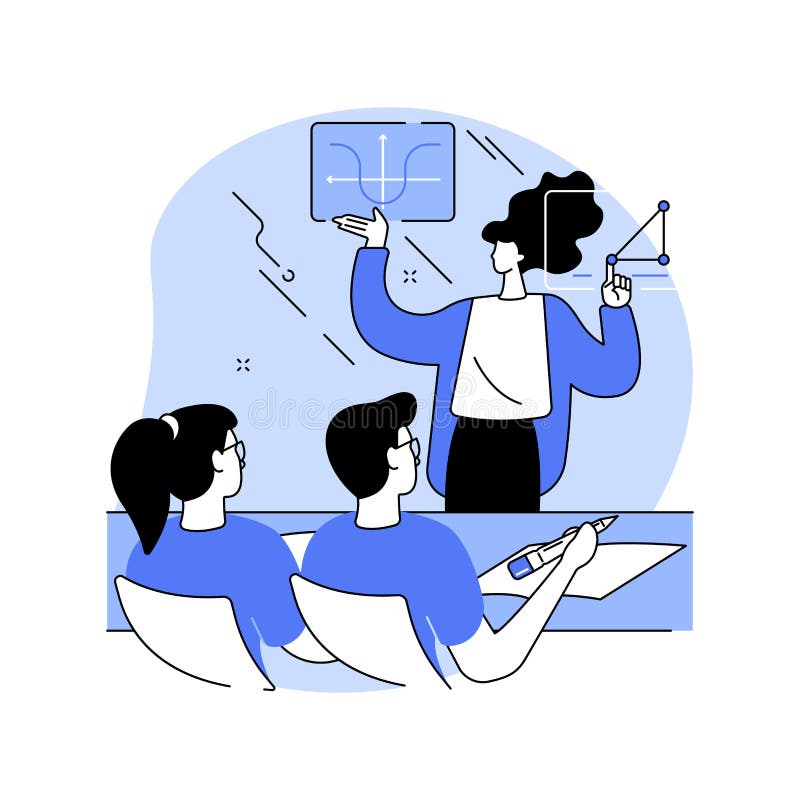 Absorbing Information Isolated Cartoon Vector Illustrations. Stock ...