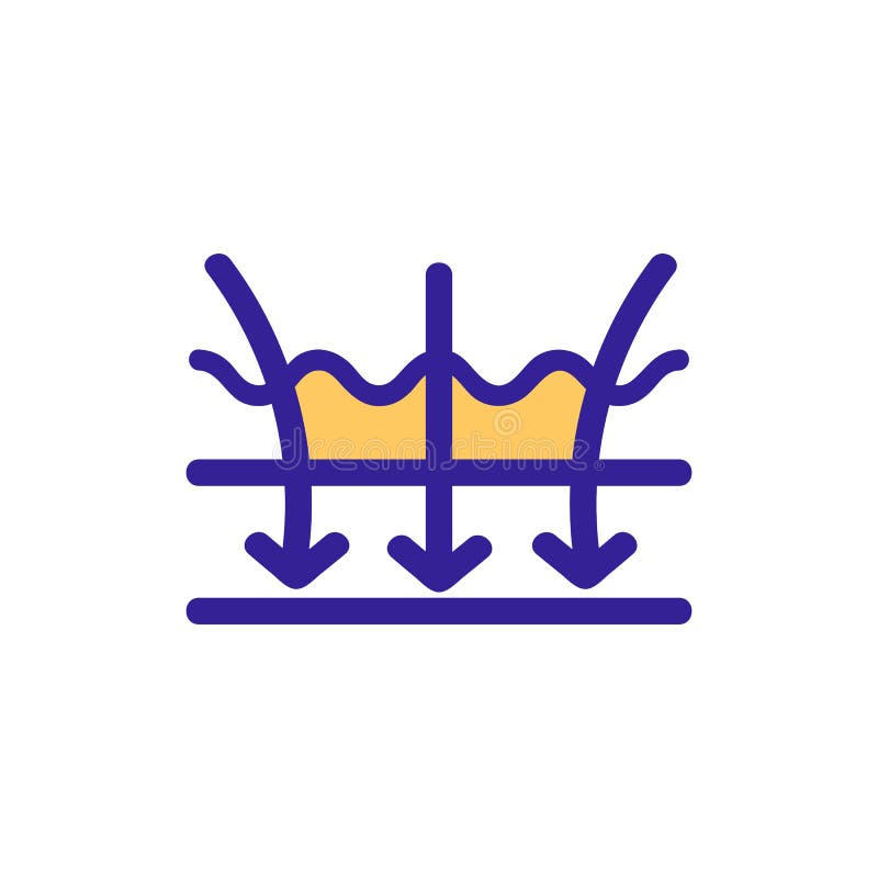 Absorbing the Vector Icon. Isolated Contour Symbol Illustration Stock ...