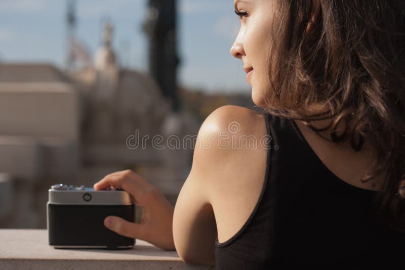 Absorbing the view. stock image. Image of light, hobby - 59778665