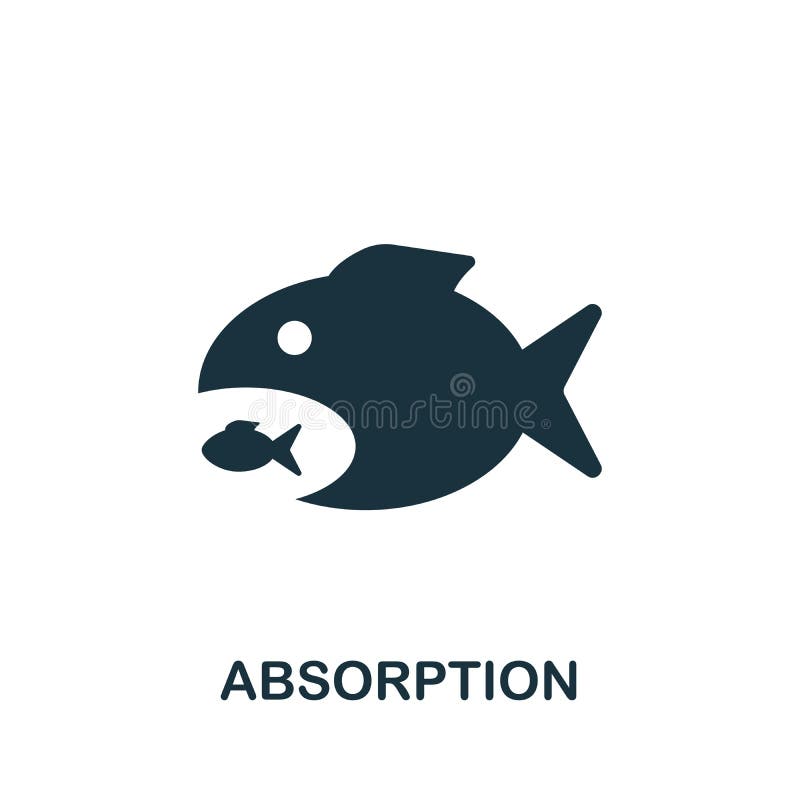 Absorption Icon. Simple Element from Banking Collection. Creative ...