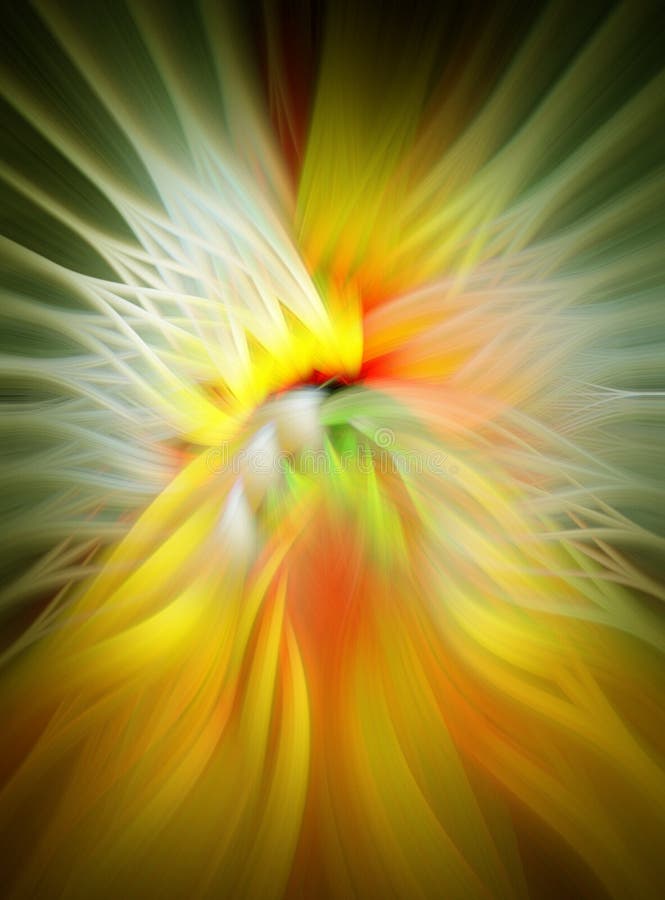 Absract colored flower stock illustration. Illustration of plant ...