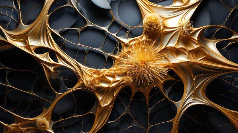 Absract Dynamic Organic Background. Biomorphic Design Free Form Surface ...