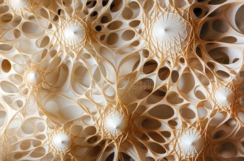 Absract Dynamic Organic Background. Biomorphic Design Free Form Surface ...