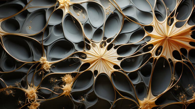 Absract Dynamic Organic Background. Biomorphic Design Free Form Surface ...