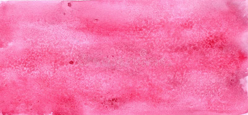 Absrtact Pink Watercolor Backgraund. Hand Painted Watercolor Paper ...