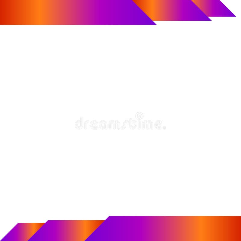 Colorful Header Footer Letterhead Design Stock Illustration ...