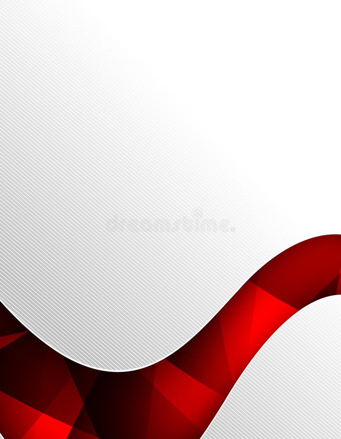 Abstact Background Red Curve Wave Stripe Line Clear Element Vector ...