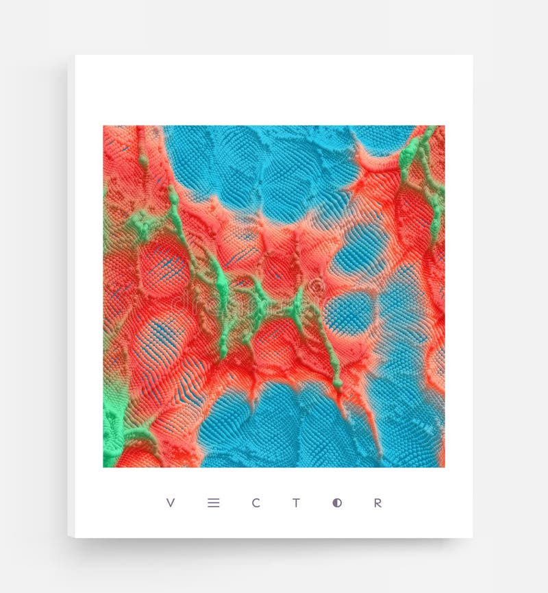 Abstact Texture. Background with Dynamic Particles. 3d Vector ...