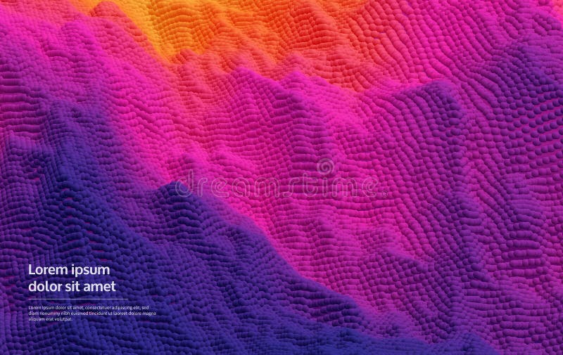 Abstact Texture. Background with Dynamic Particles Stock Illustration ...