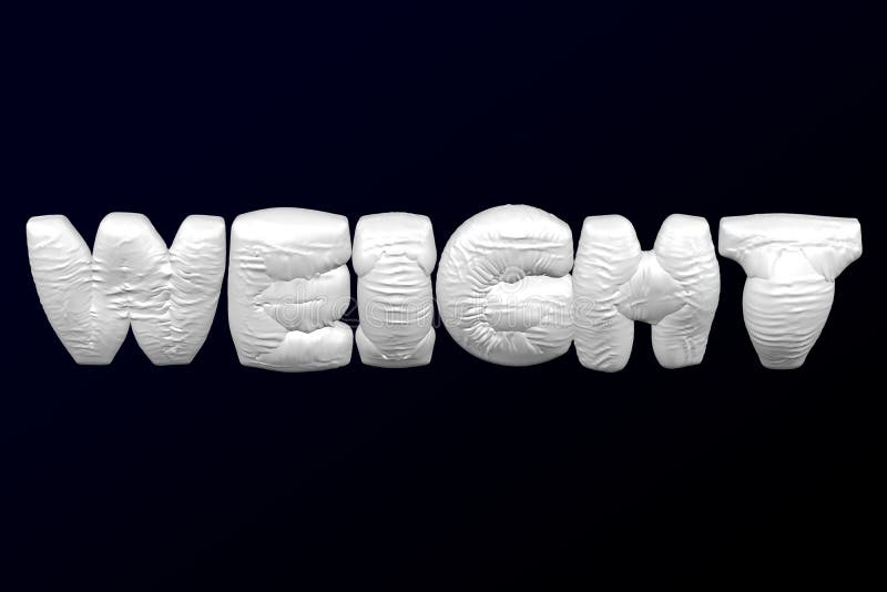 The Word OMG on a Weight Scale, Illustration Stock Illustration ...