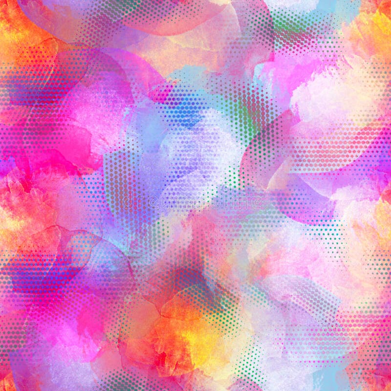 Liquid Abstract Pattern. Bright Colors Mixture Stock Illustration ...