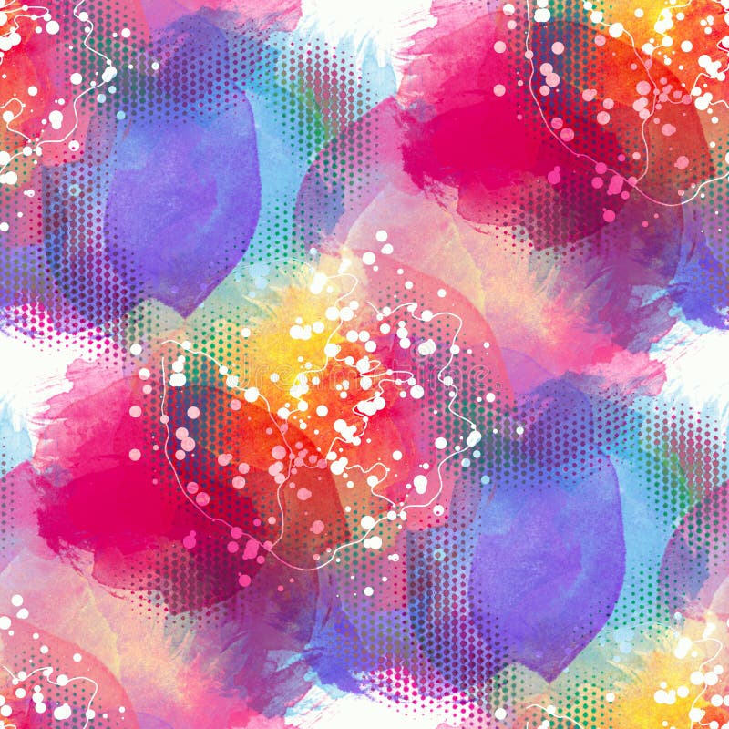 Liquid Abstract Pattern. Bright Colors Mixture Stock Illustration ...
