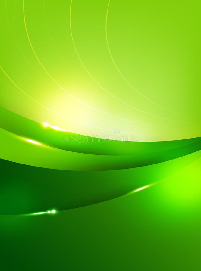Abstra Background Green Curve and Layed Element Vector Illustration 002 ...