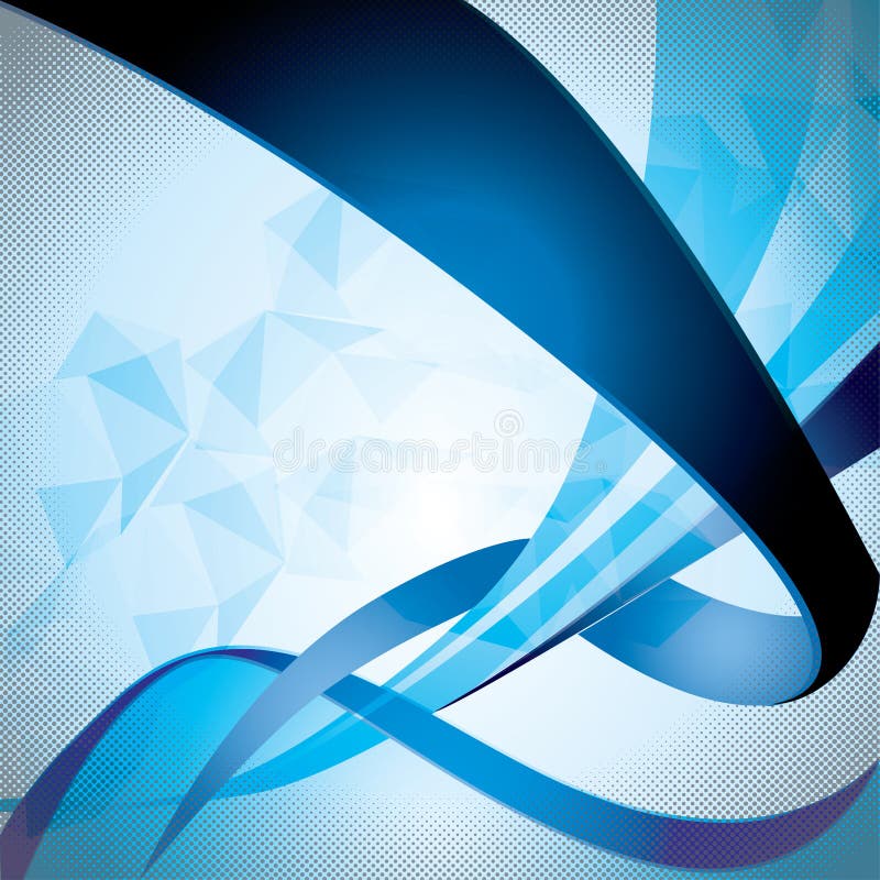 Abstrac blue stock vector. Illustration of background - 35248813