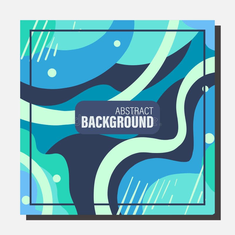 Flat Illustration of a Liquids Abstrack Background. Vector Illustration ...