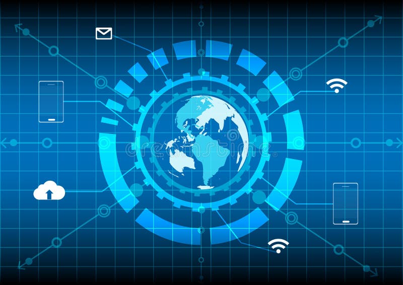 Internet Abstrack Stock Illustrations – 200 Internet Abstrack Stock ...