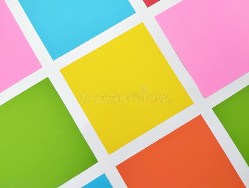 Abstrack Colourful Blank Note Paper Pattern Background Stock Image ...