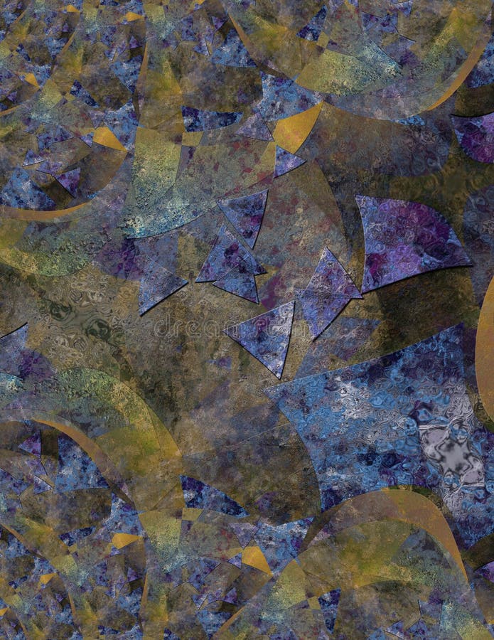 Unique Abstract Background Design Template in Earth Tones Stock ...