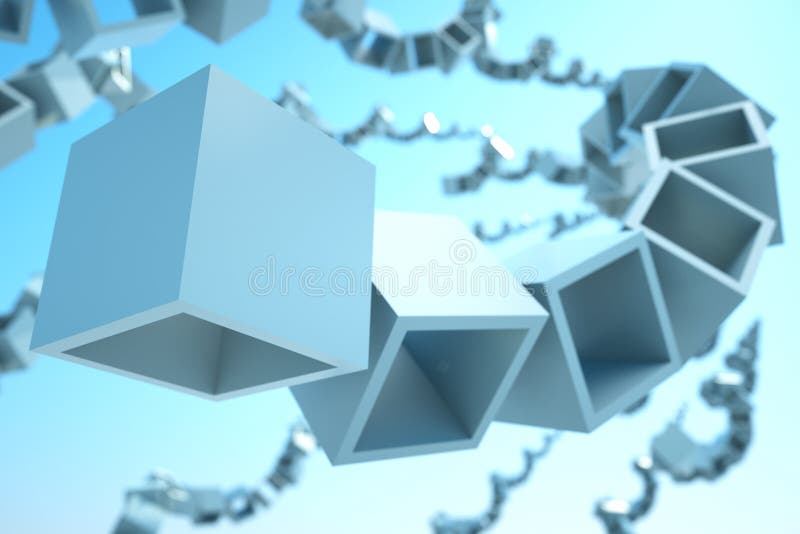 Abstract stock illustration. Illustration of group, flying - 24258222