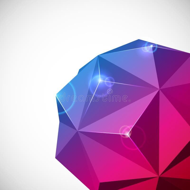 Abstract 3-dimensional Background Stock Vector - Illustration of ...