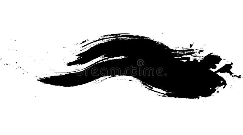 Brushstroke of Artists, Splash Ink Vector, Abstract Art Stock Vector ...