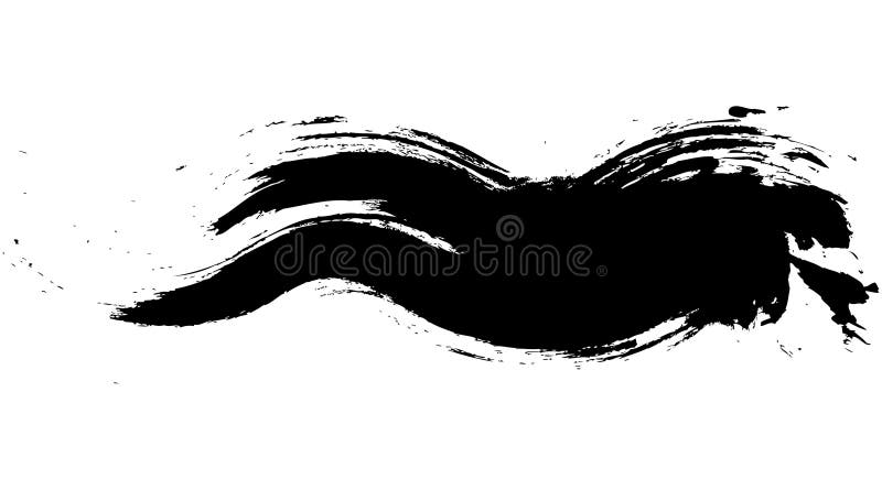 Brushstroke of Artists, Splash Ink Vector, Abstract Art Stock Vector ...