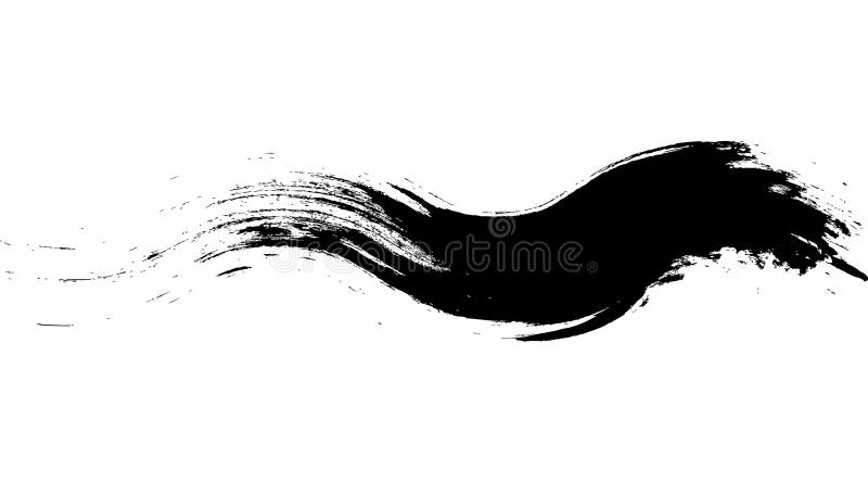 Brushstroke of Artists, Splash Ink Vector, Abstract Art Stock Vector ...