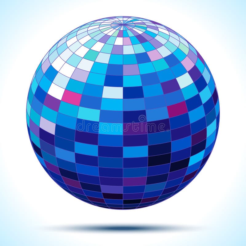 Global Media Technology World Sphere Stock Illustration - Illustration ...