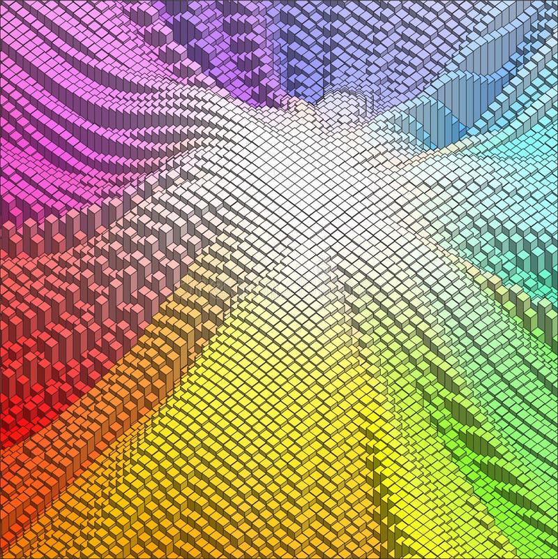 Abstract 3d Vector Background Stock Vector - Illustration of colorful ...