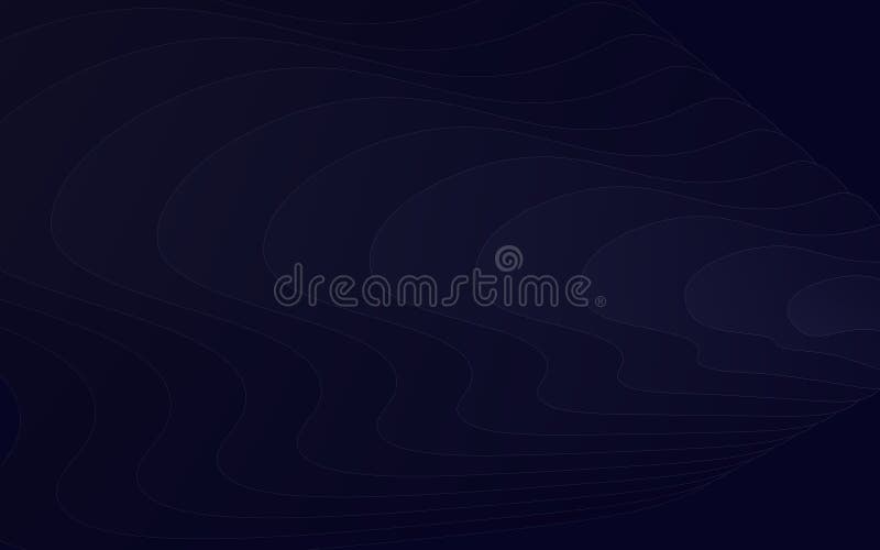 Abstract 3D Wave Shape Background Stock Illustration - Illustration of ...