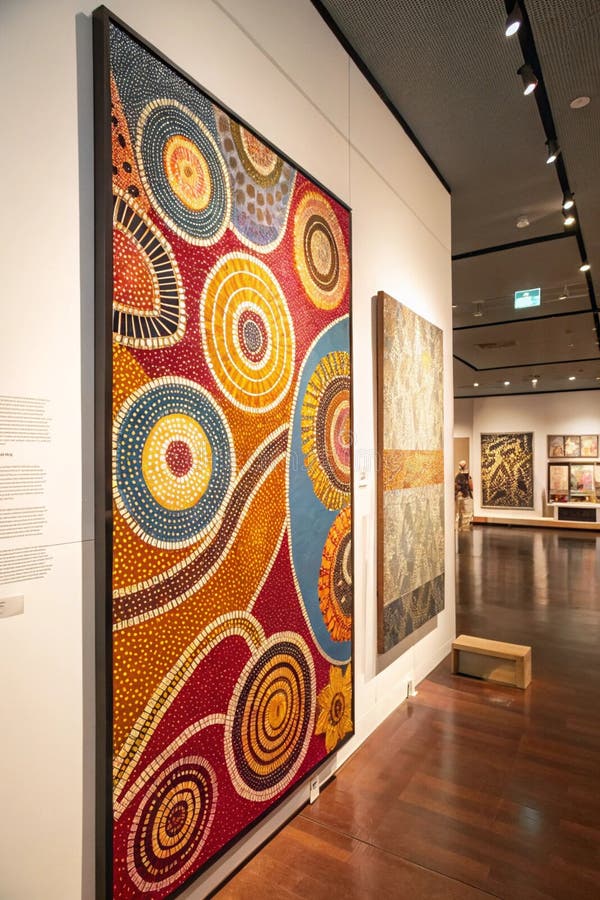 Abstract Aboriginal Art from Australia Stock Illustration ...