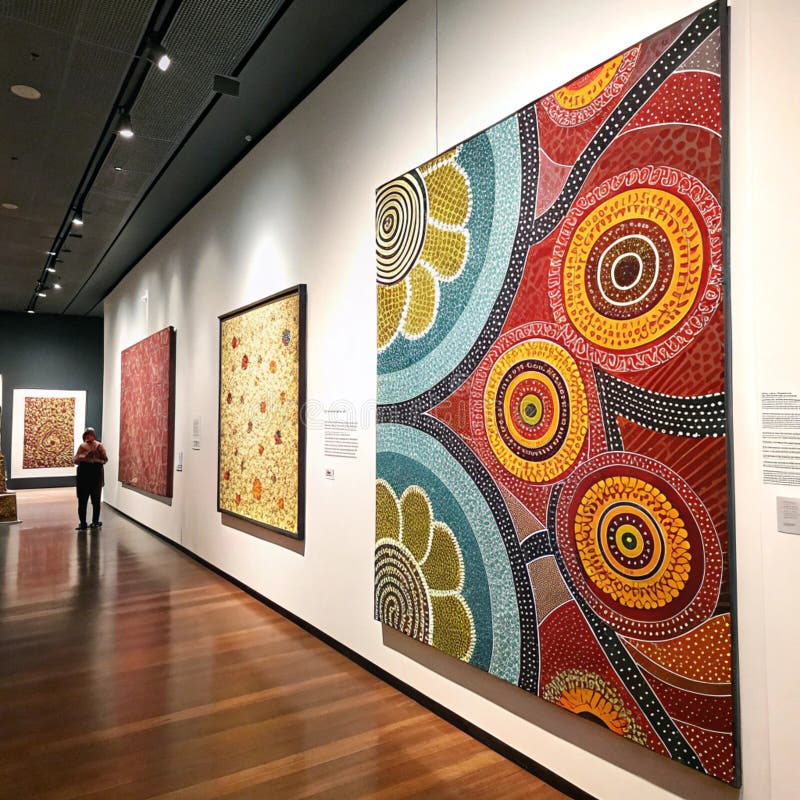 Abstract Aboriginal Art from Australia Stock Illustration ...