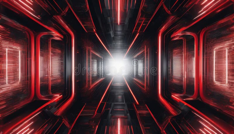 Abstract Abstract Layout Metallic Frame Concept Background Black Red ...